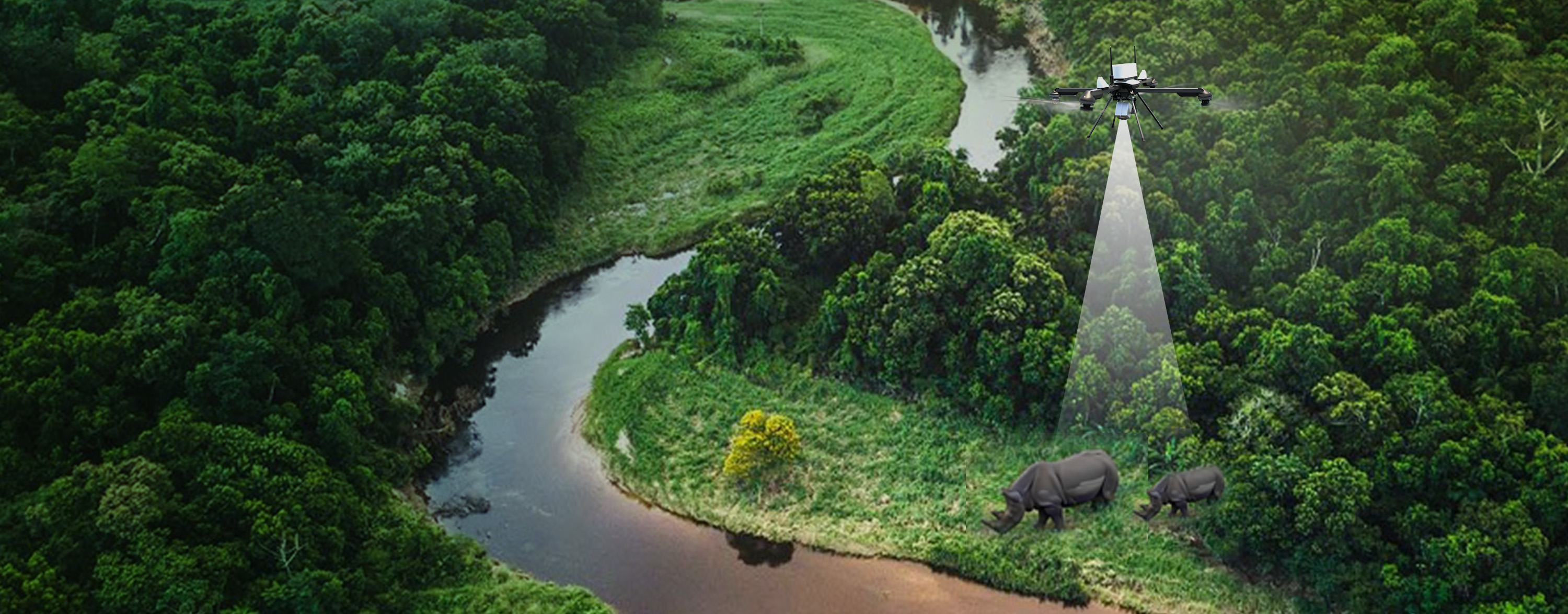 Drones for Anti-Poaching: Real-Time Surveillance and AI Detection